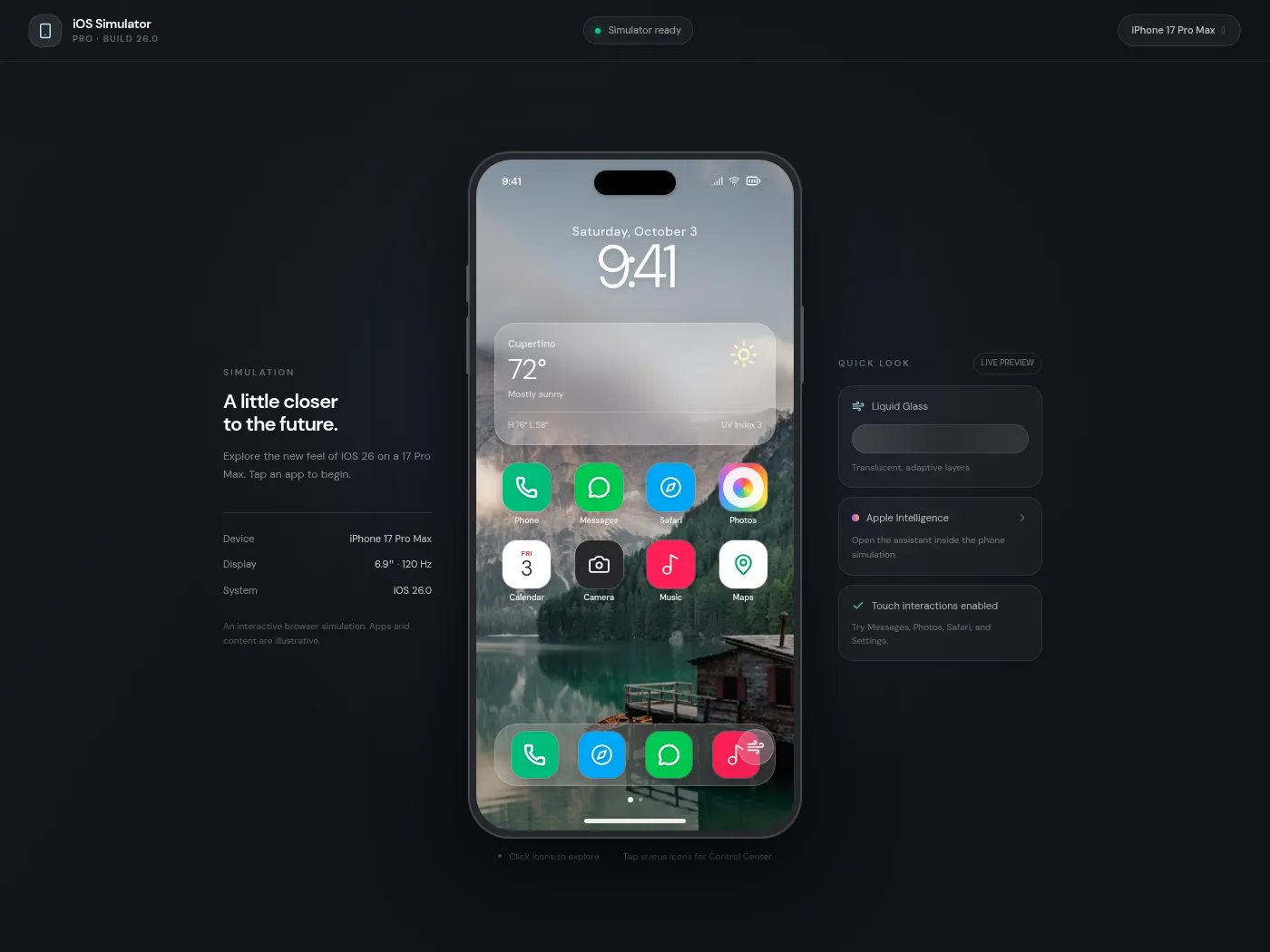 iOS 26 Simulator Pro