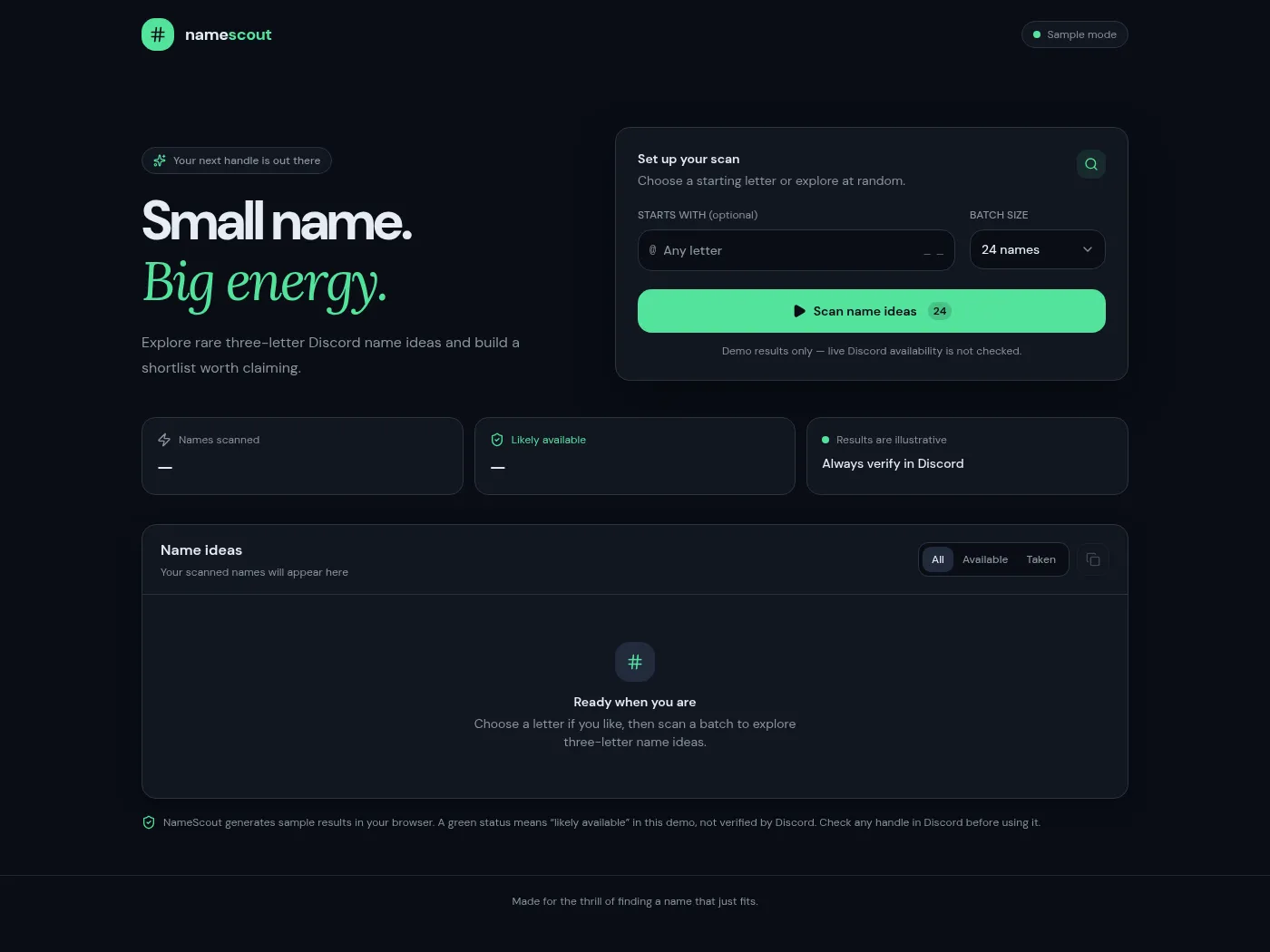 Discord Name Finder