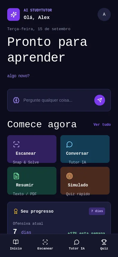 AI StudyTutor App