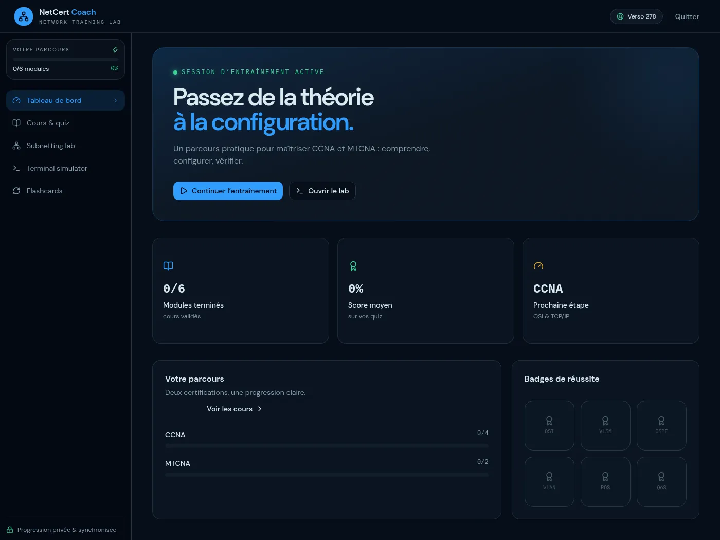NetCert Coach