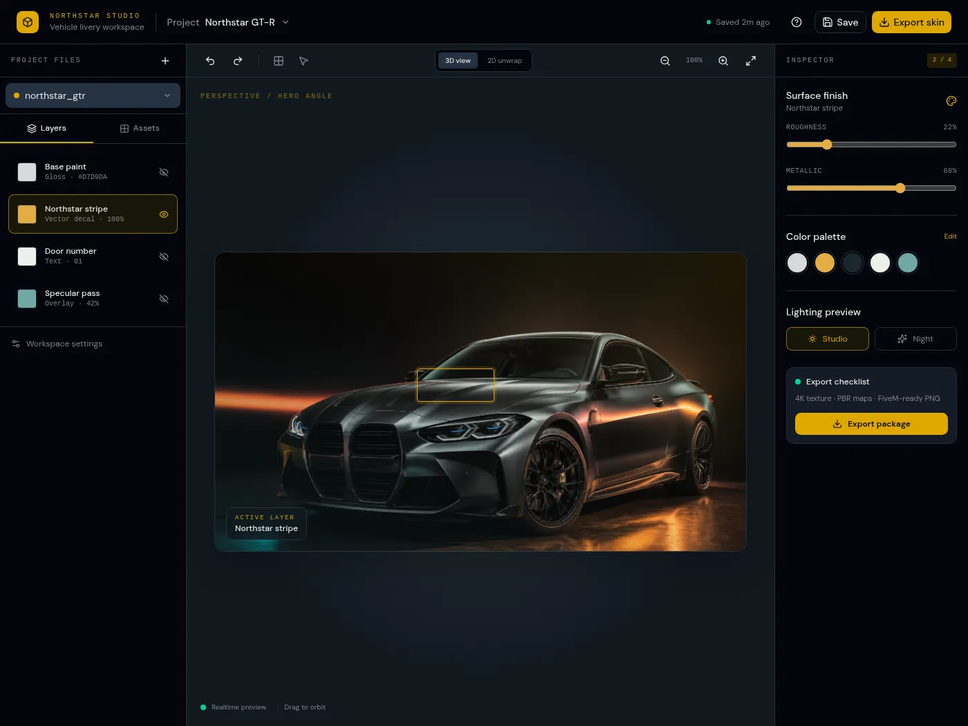 FiveM Car Skin Designer