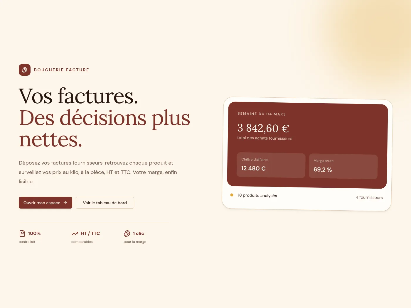 Boucherie Facture Analyzer