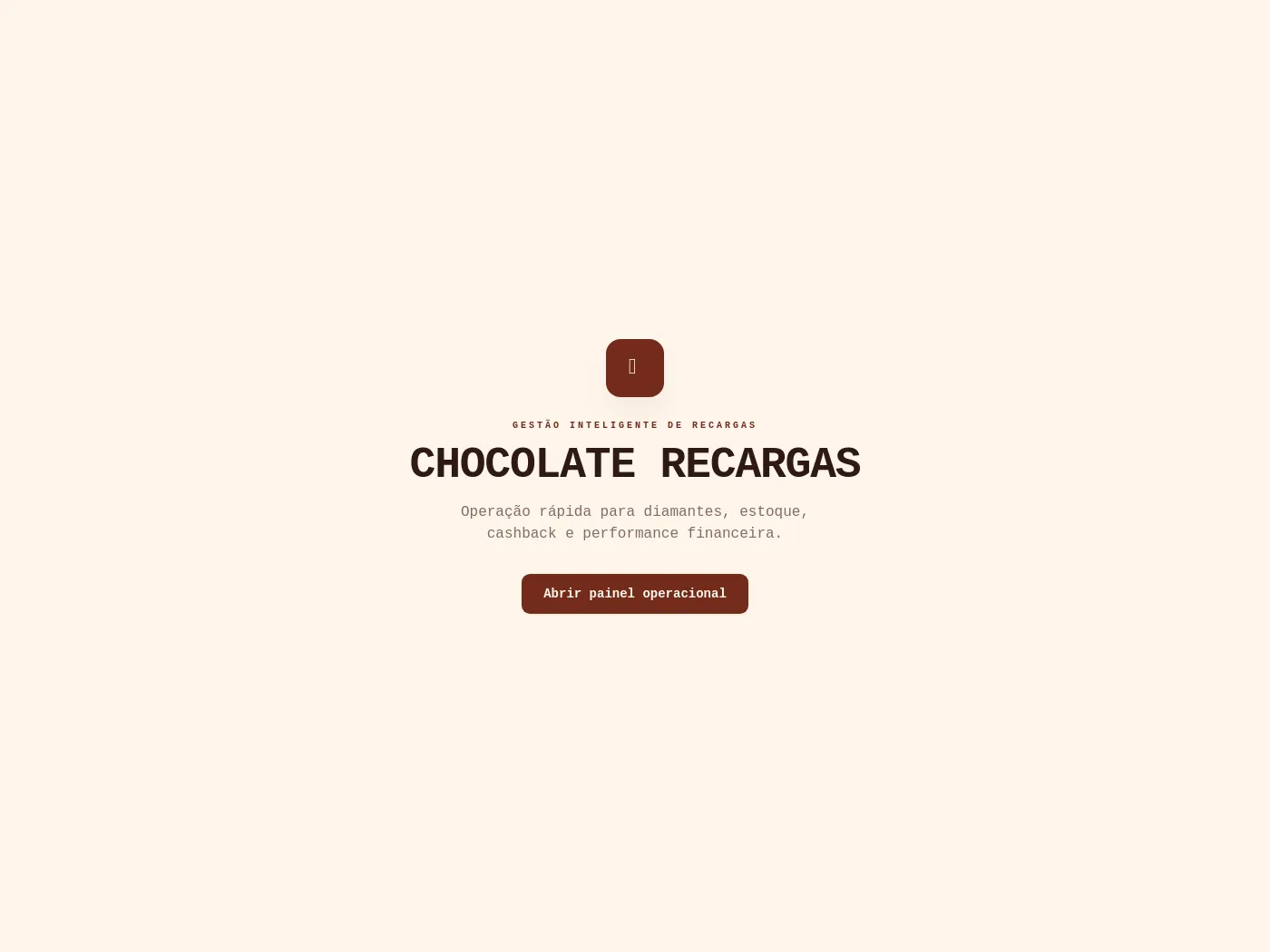 Chocolate Recargas