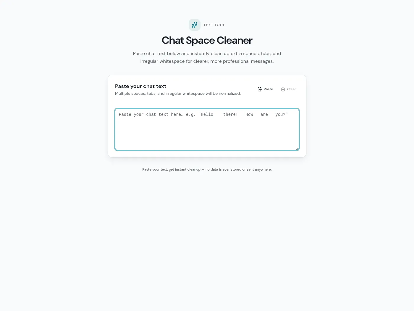 Chat Space Cleaner