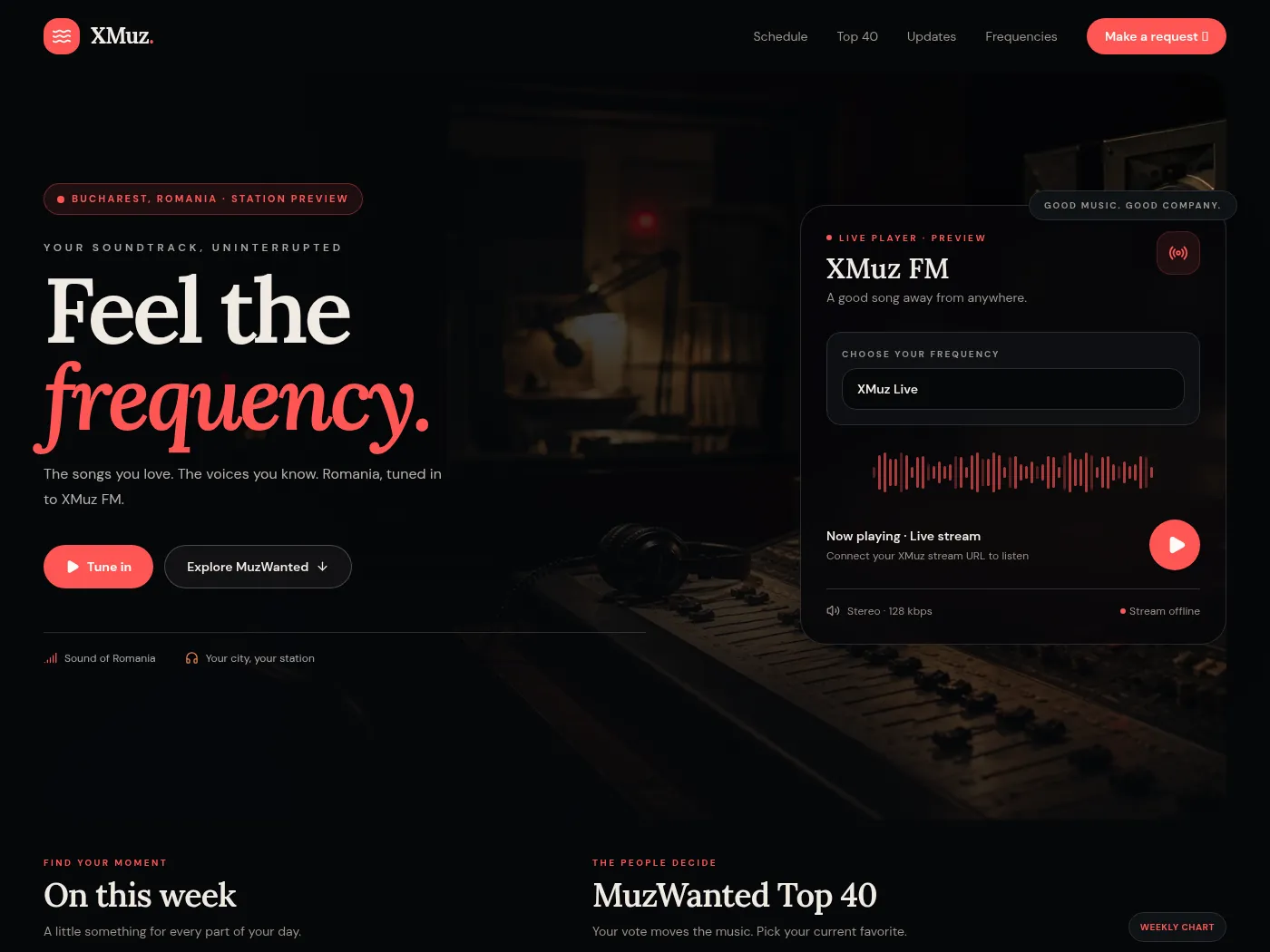 XMuz FM Radio Hub
