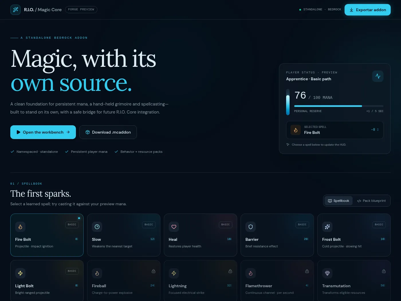 R.I.O. Magic Core Standalone