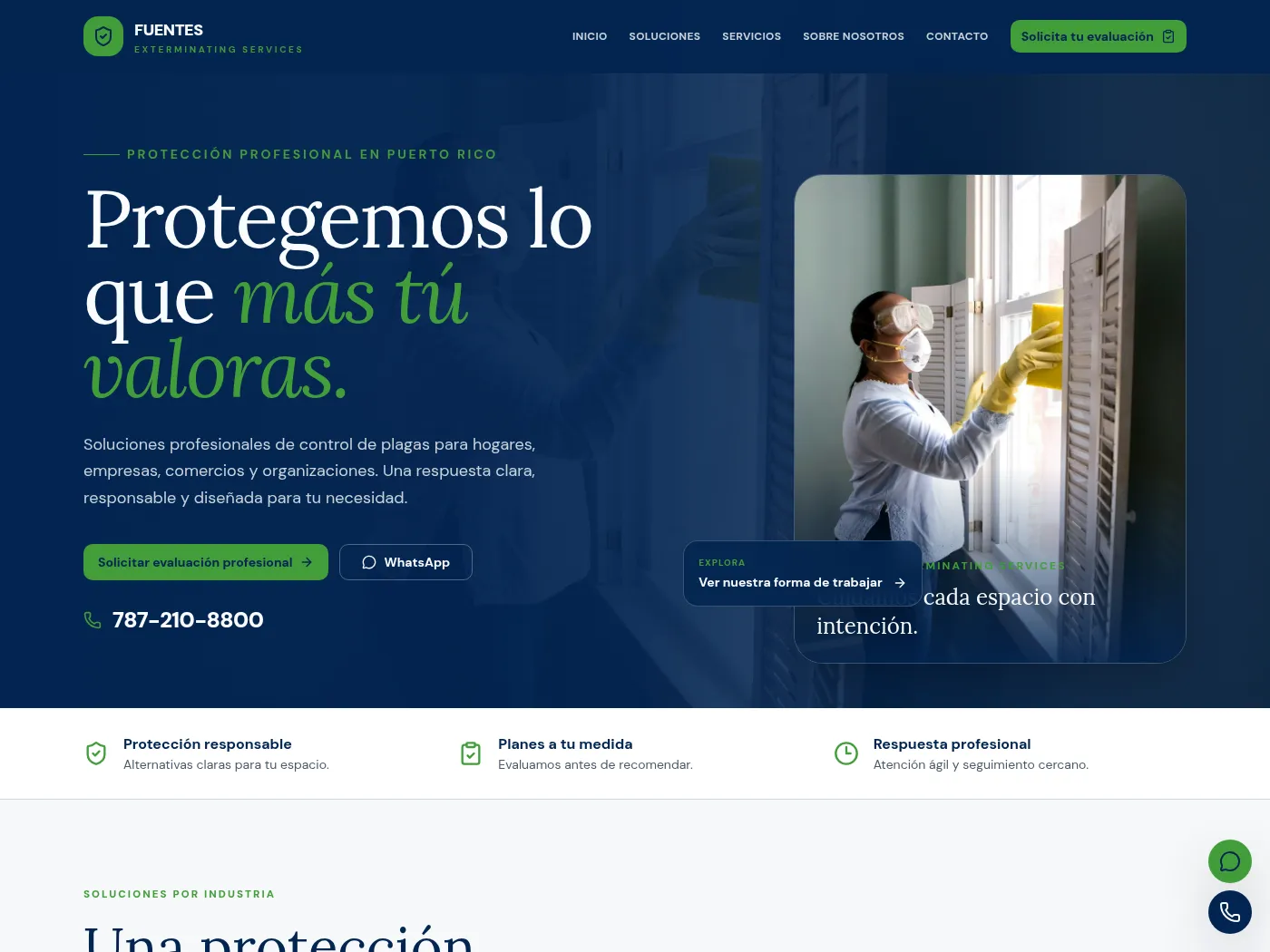 Fuentes Exterminating Web