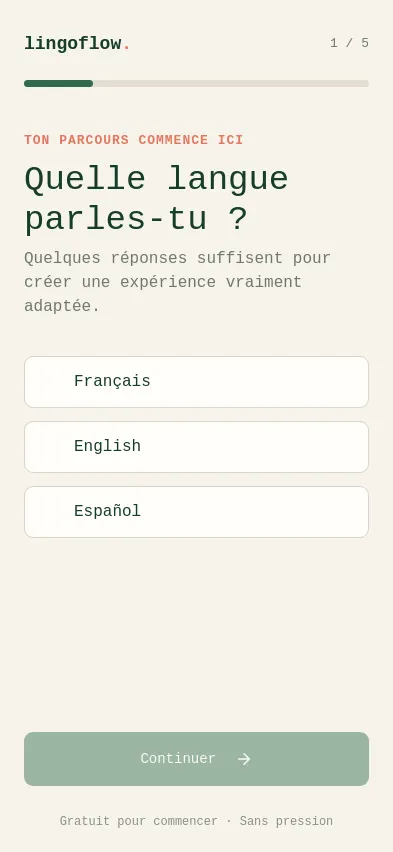 LingoFlow AI Language Coach