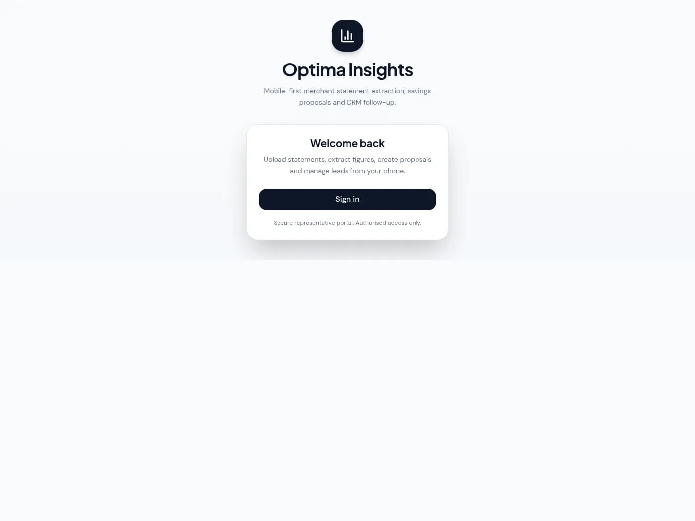 Optima Insights SaaS
