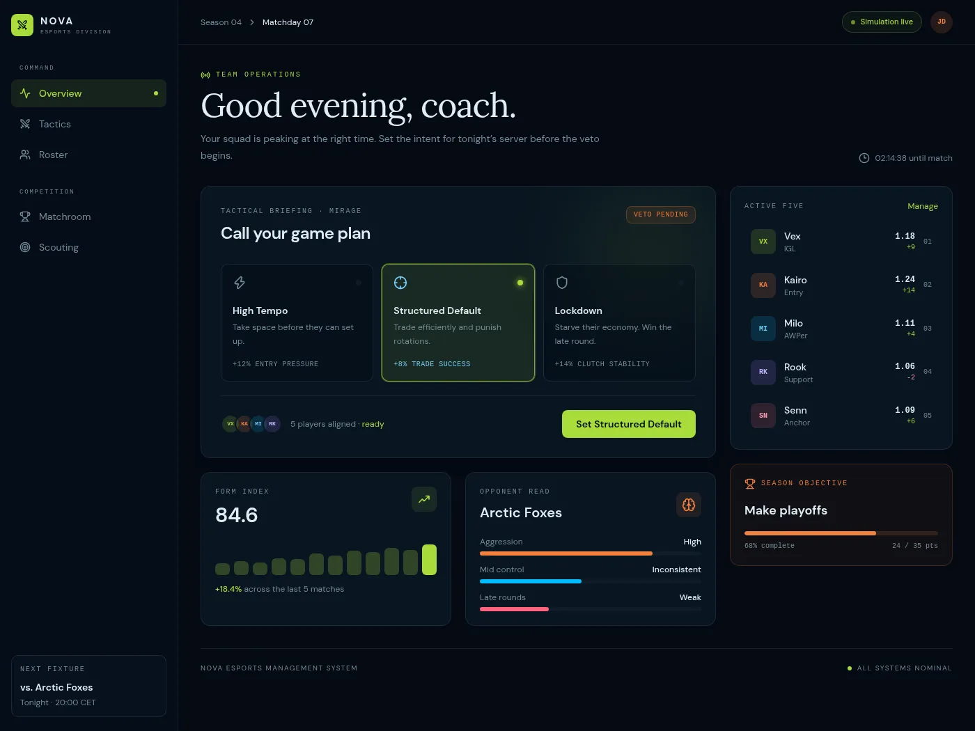 CS2 Esport Manager