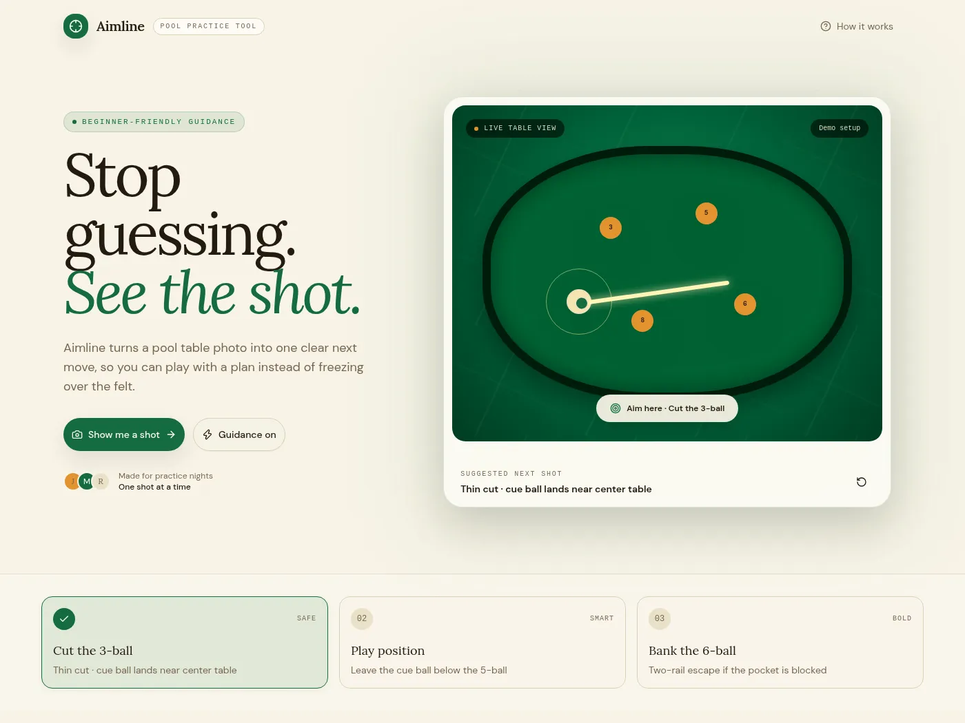 Pool Aim Assistant