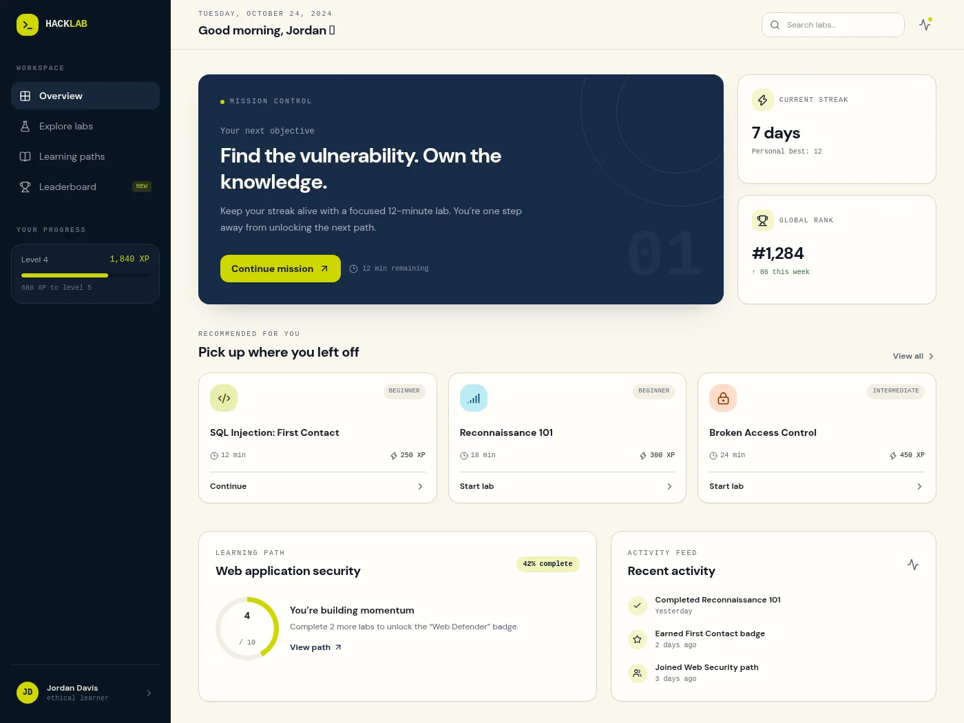 HackLab Web