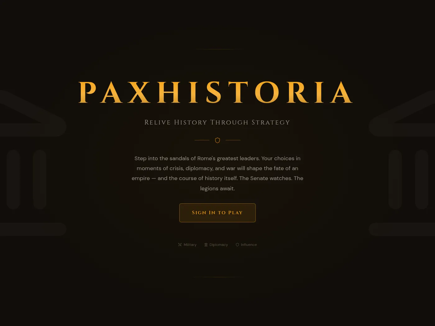 PaxHistoria Strategy Game
