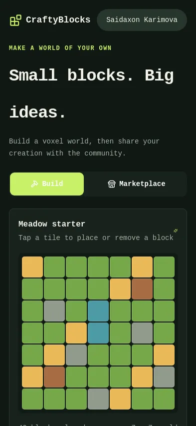 CraftyBlocks Mobile