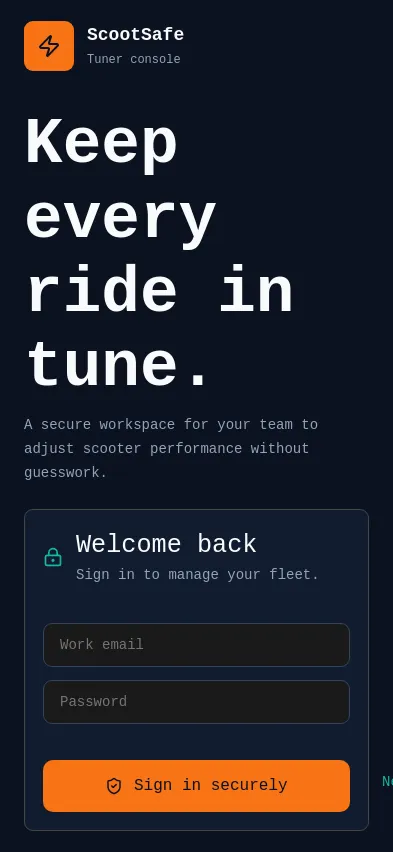 ScootSafe Tuner