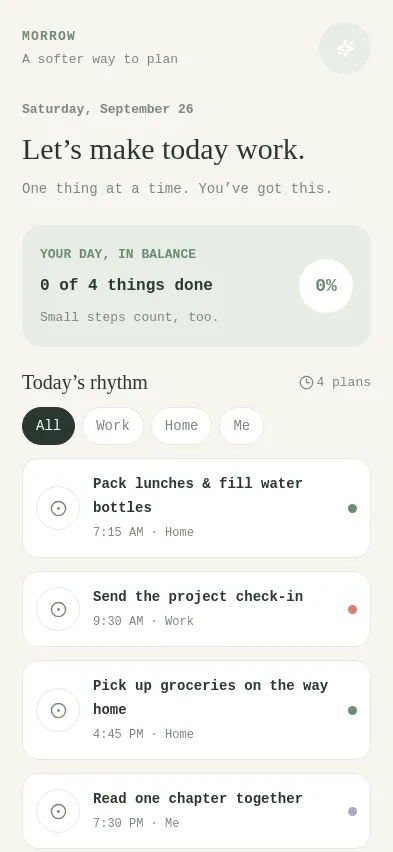 MomFlow Organizer