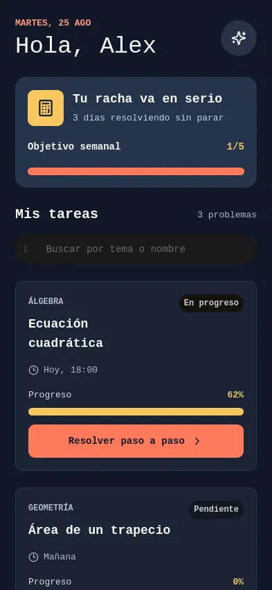 MathTask Mobile