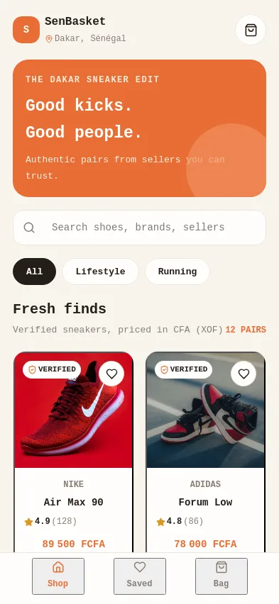 SenBasket Sneaker Market