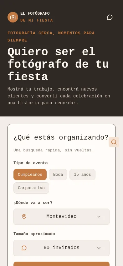 El Fotógrafo de Mi Fiesta