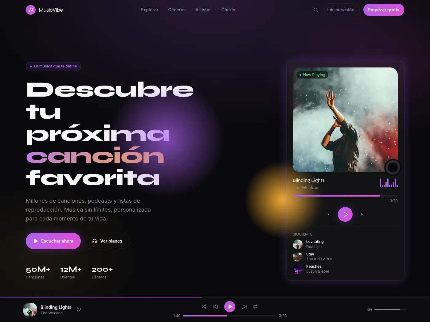 MusicVibe Web