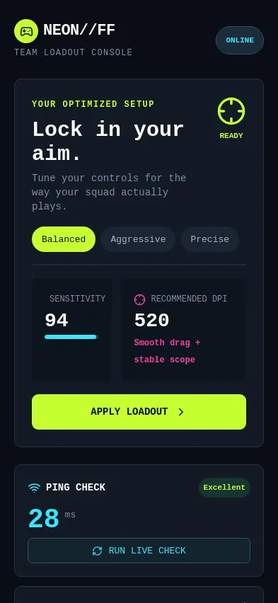 Neon Free Fire Toolkit