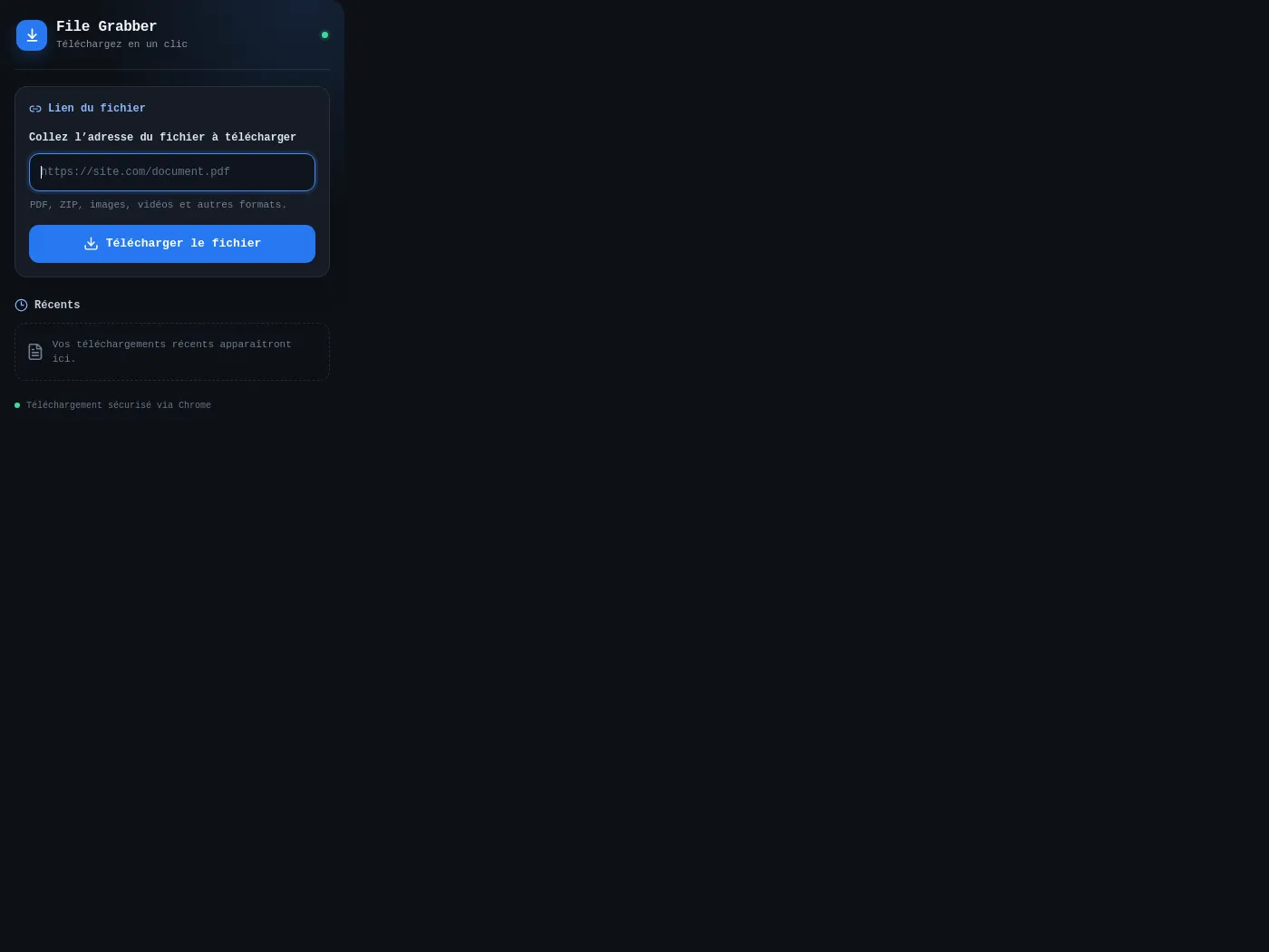 File Grabber Chrome Tool