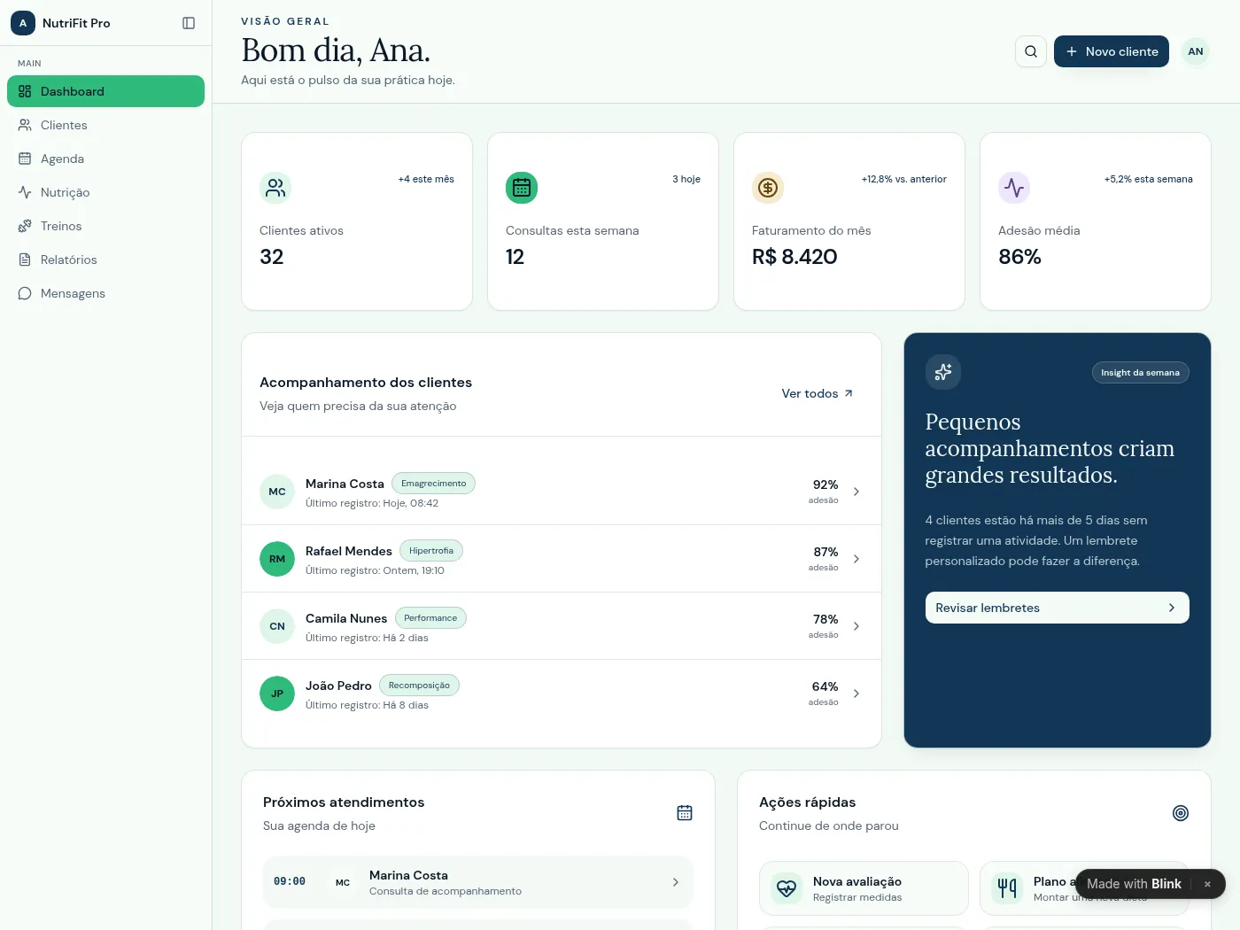 NutriFit Pro SaaS