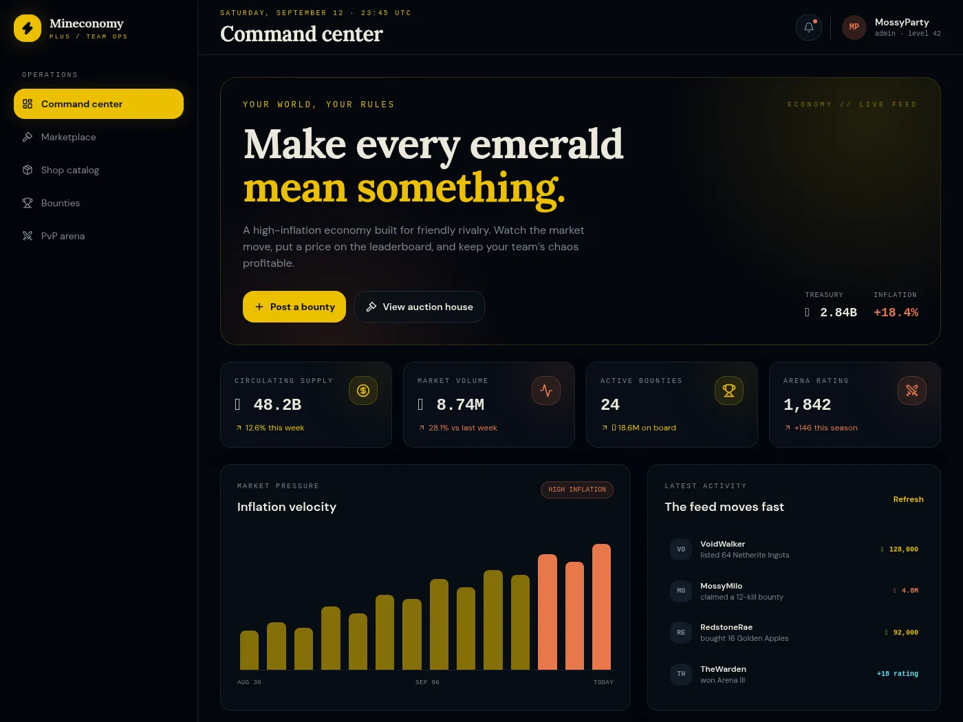 Mineconomy Plus