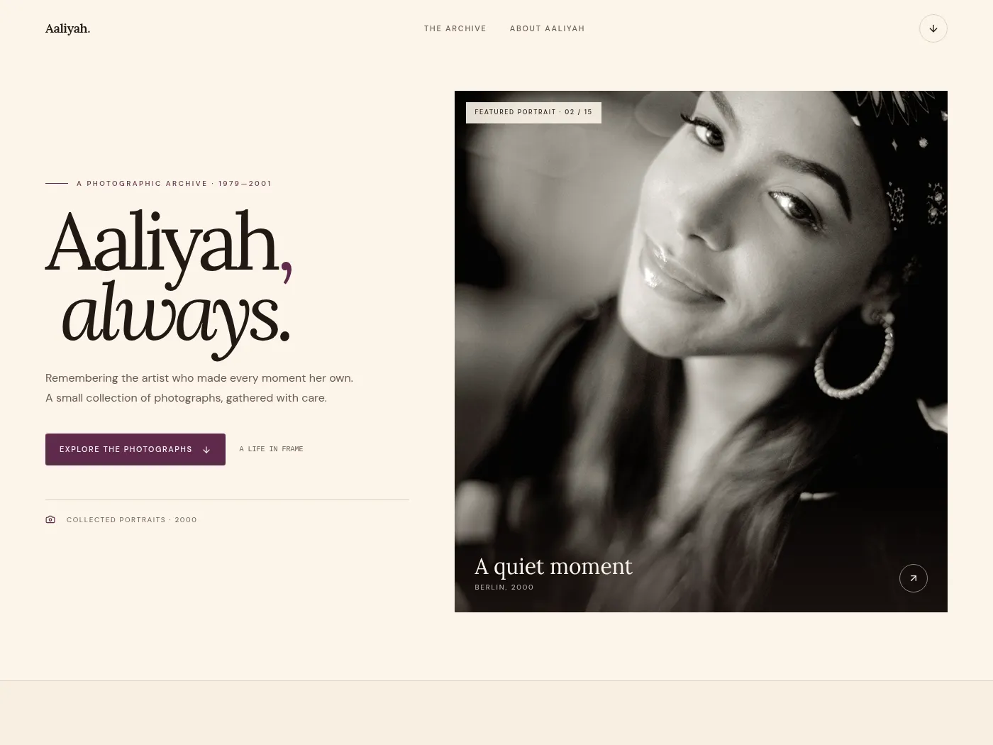 Aaliyah Image Gallery
