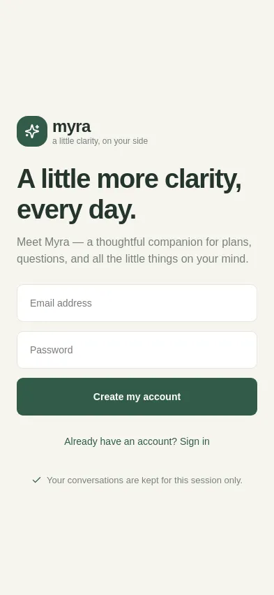 Myra AI Assistant