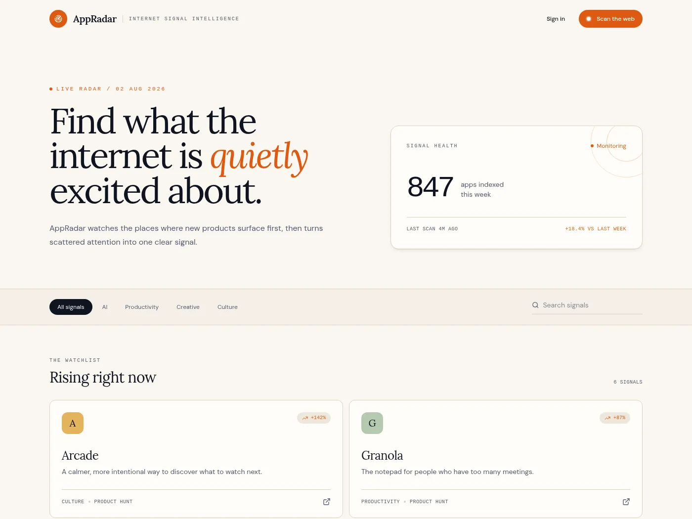 AppRadar