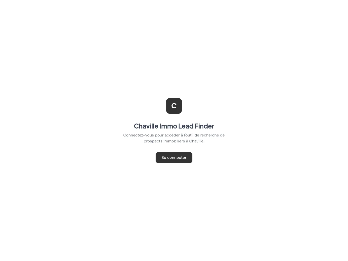 Chaville Immo Lead Finder