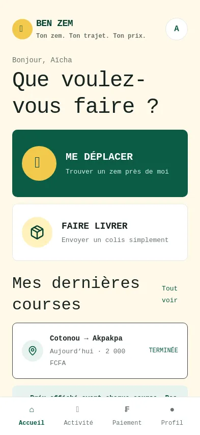 BEN ZEM Moto-App
