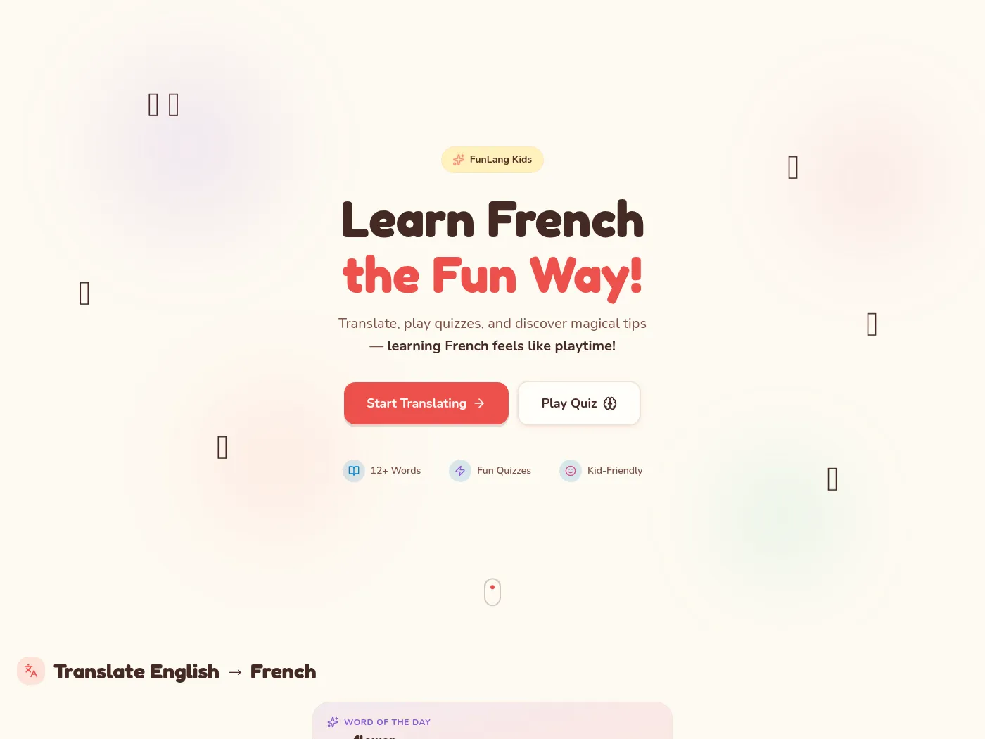 FunLang Kids Translator