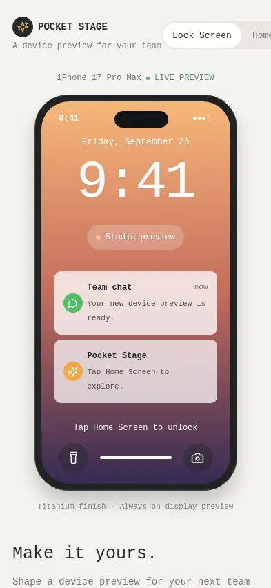 iPhone 17 Pro Max Sim