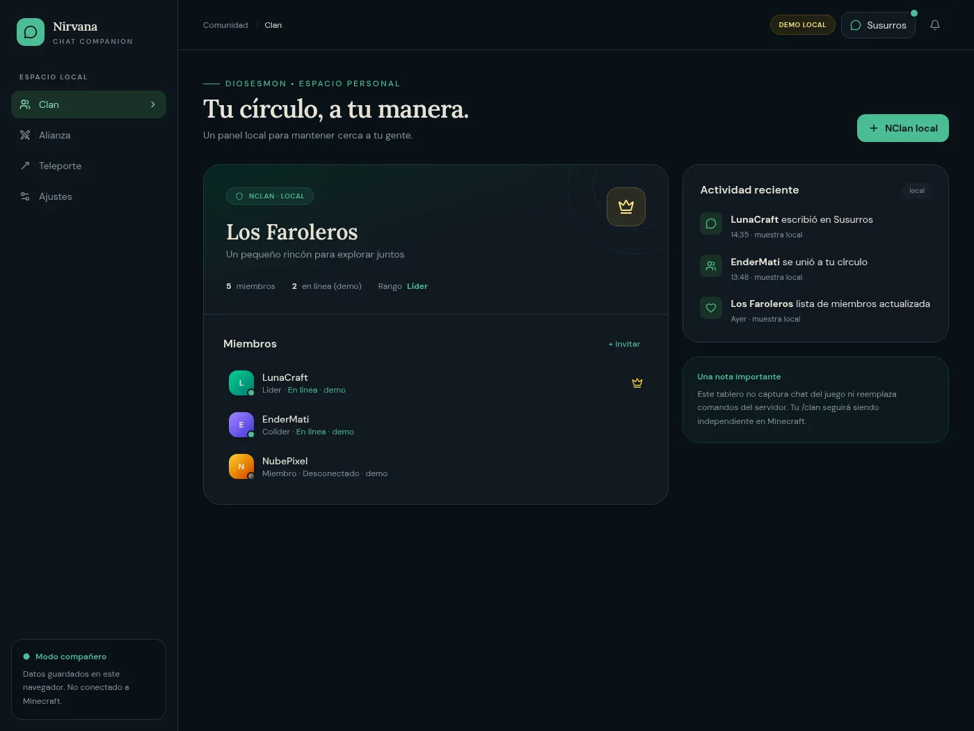 Nirvana Chat Fabric Mod