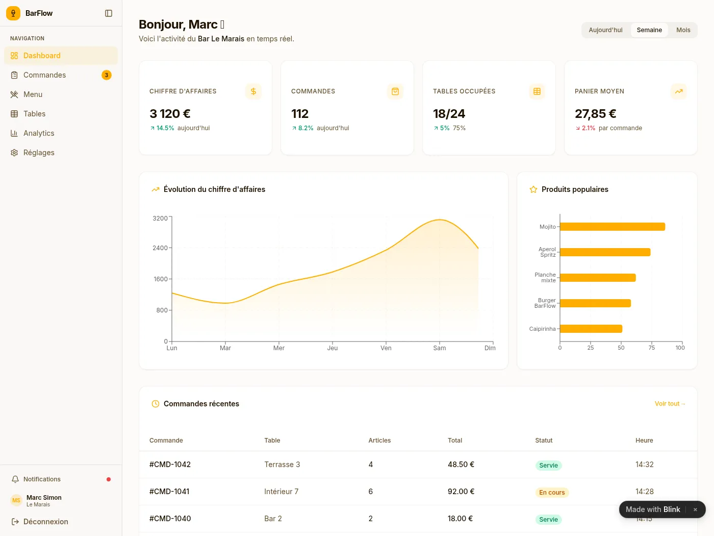 BarFlow SaaS Platform