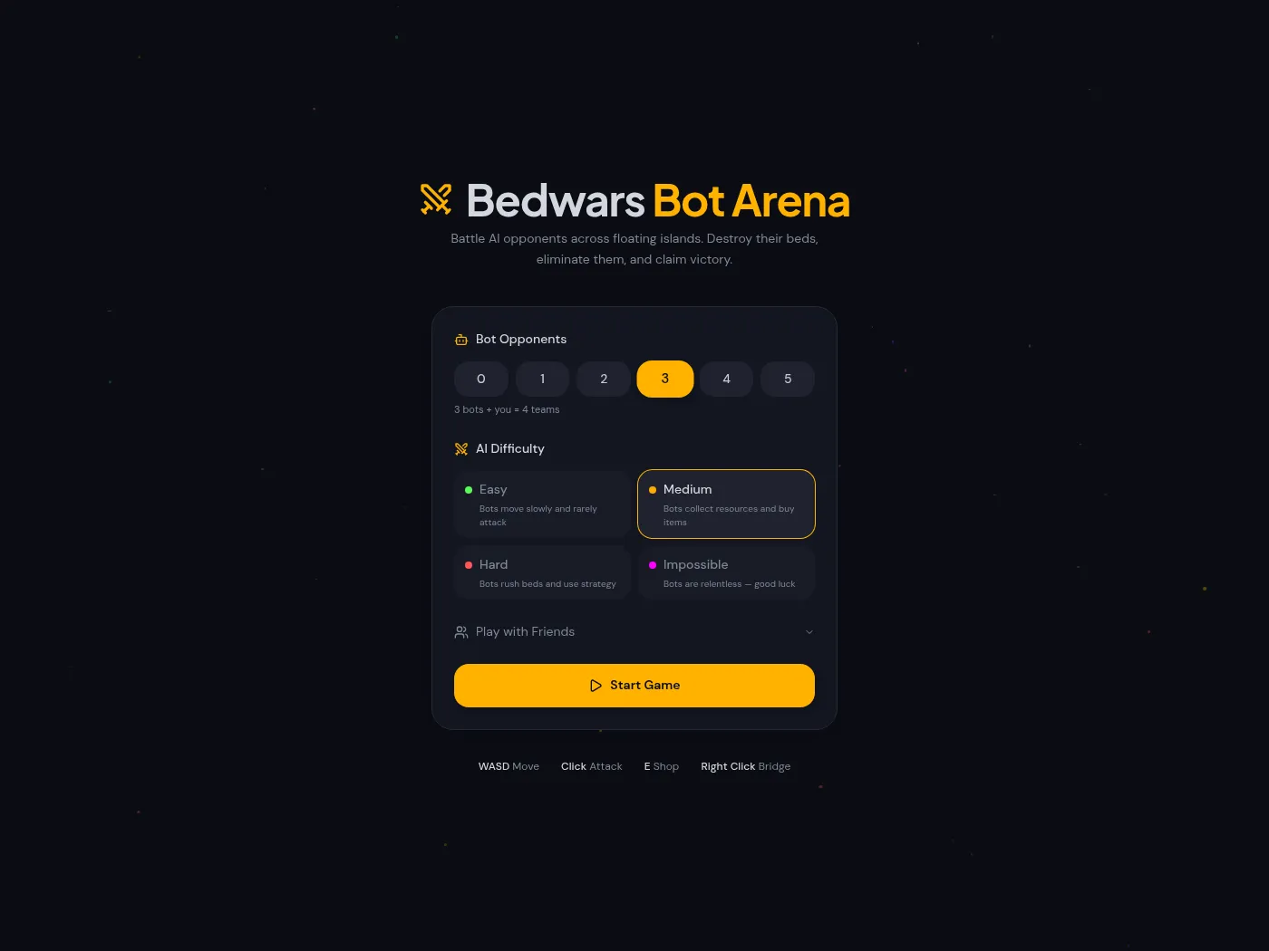 Bedwars Bot Arena