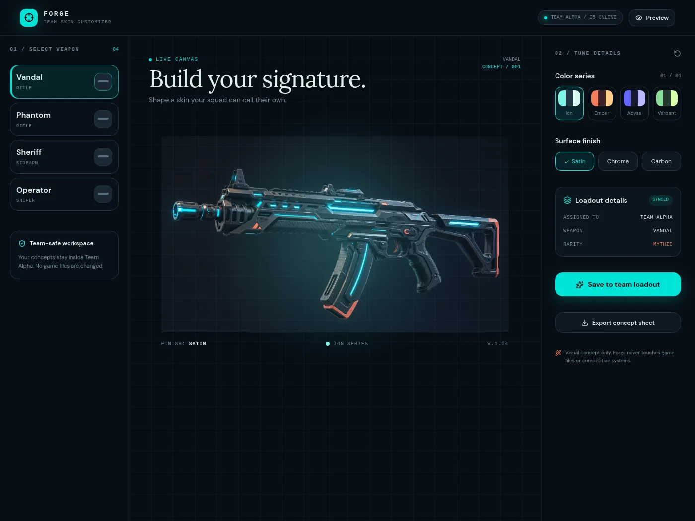 Valorant Skin Customizer