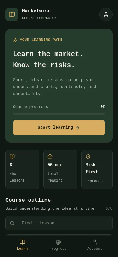 Deriv Course Companion