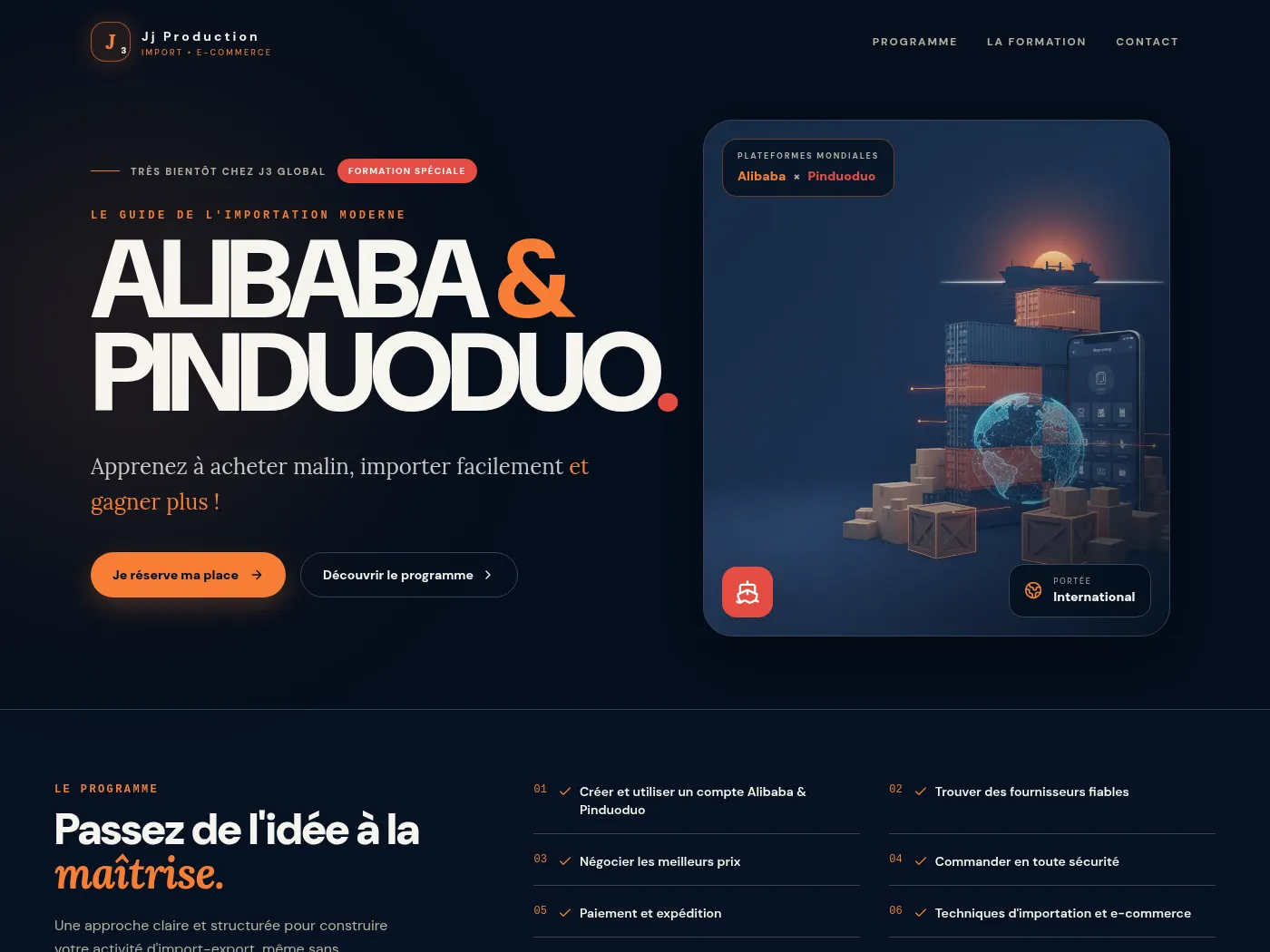 Alibaba Import Training Poster