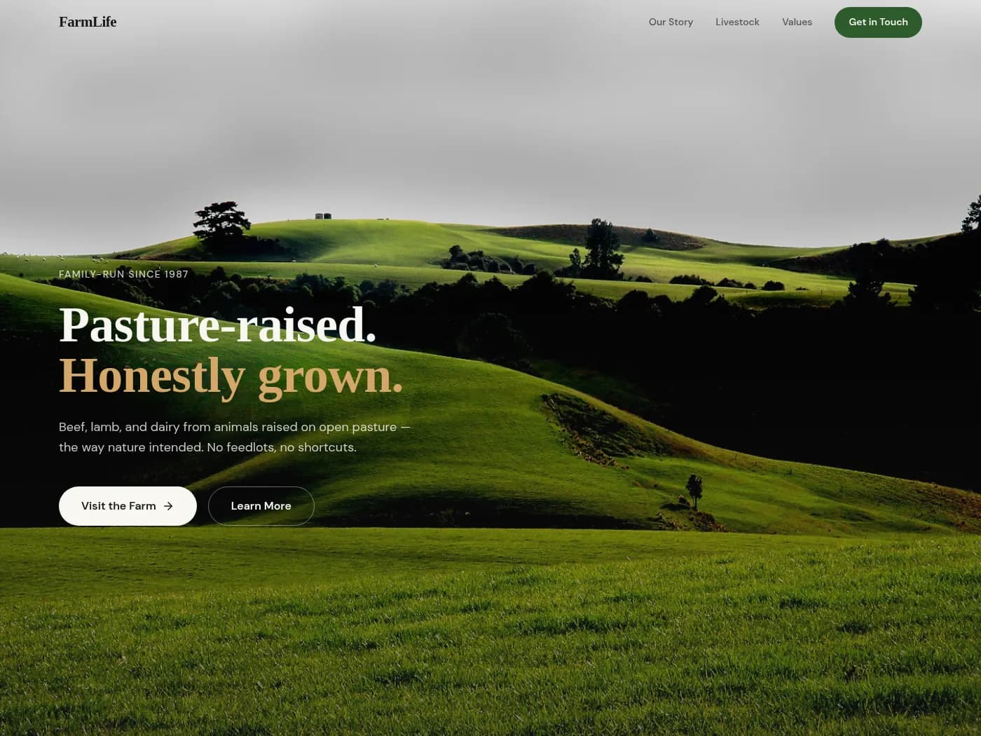 FarmLife Website