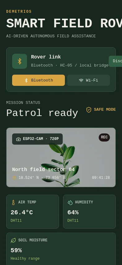 Smart Field Rover App