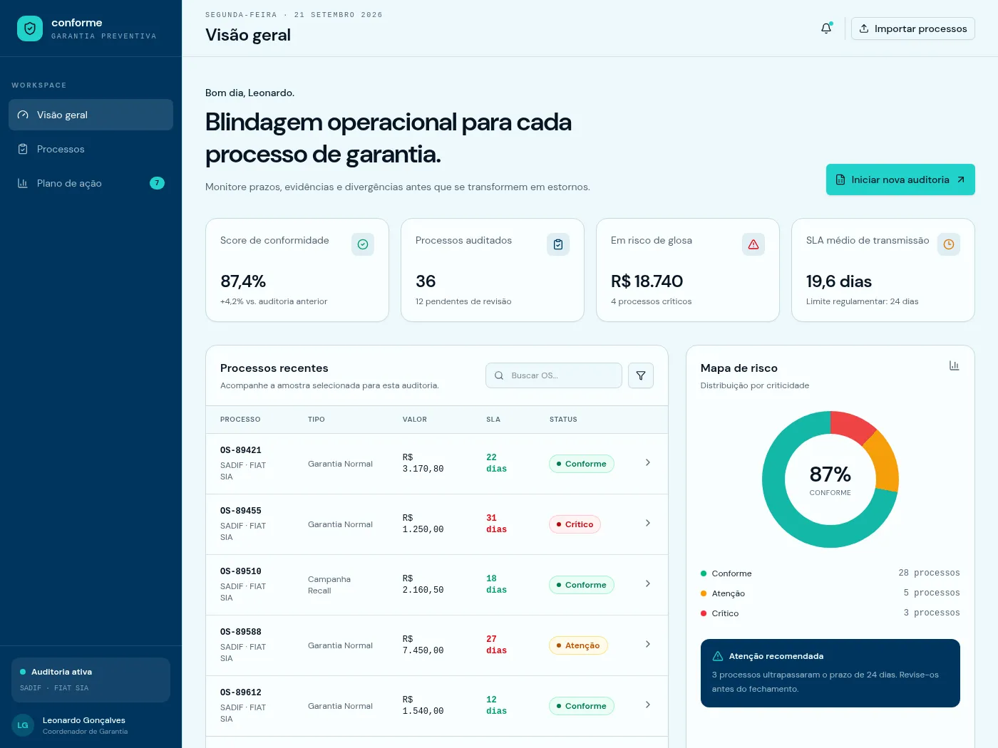 Conforme App & Site