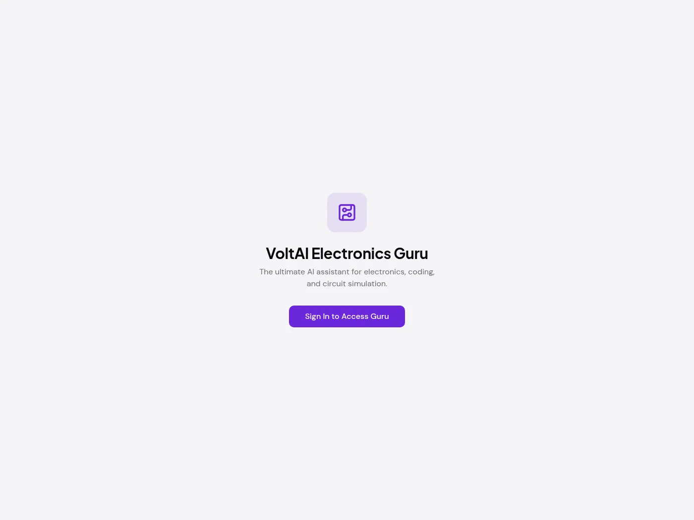 VoltAI Electronics Guru