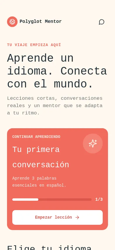 Polyglot Mentor