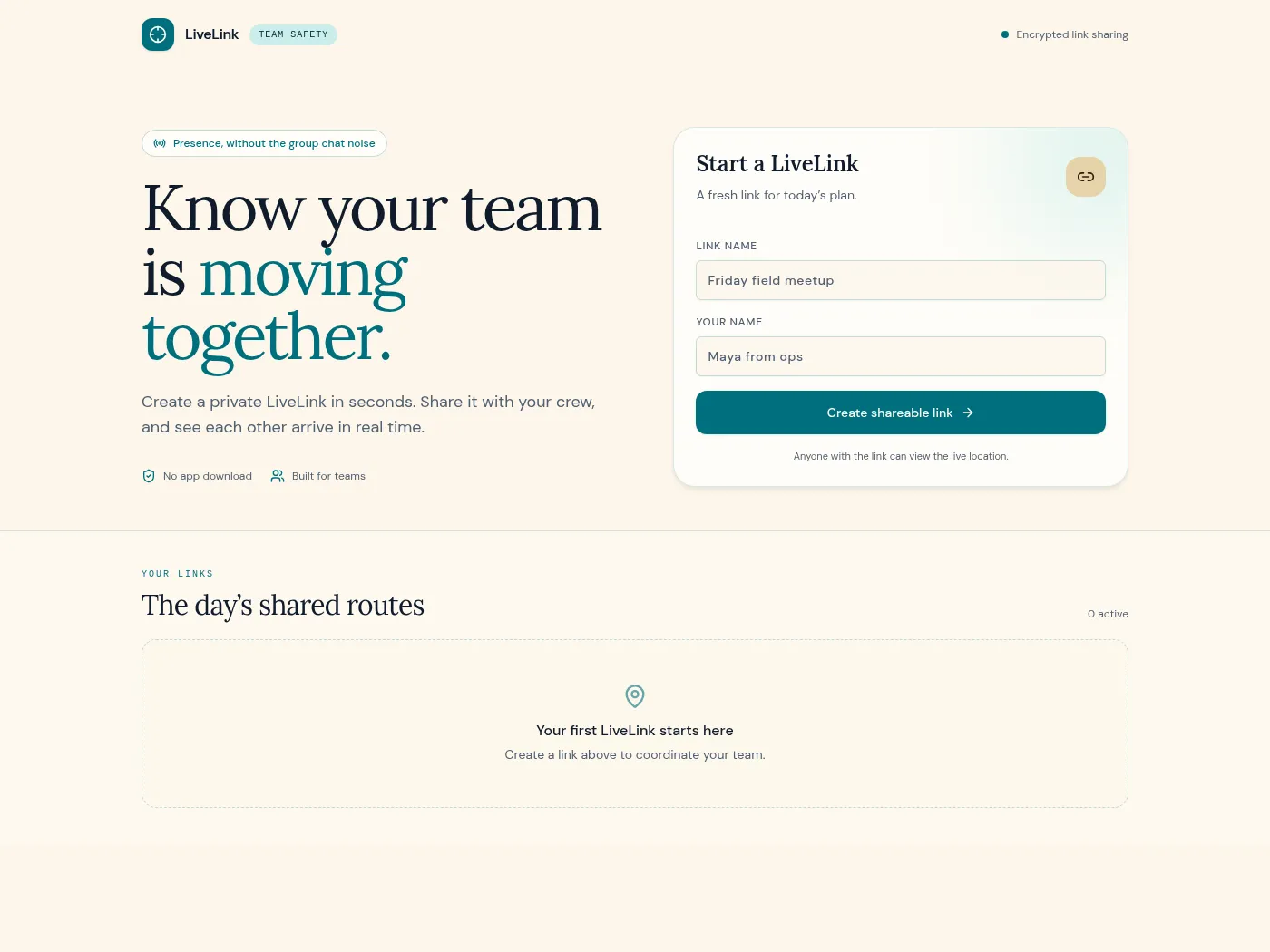 LiveLink Tracker
