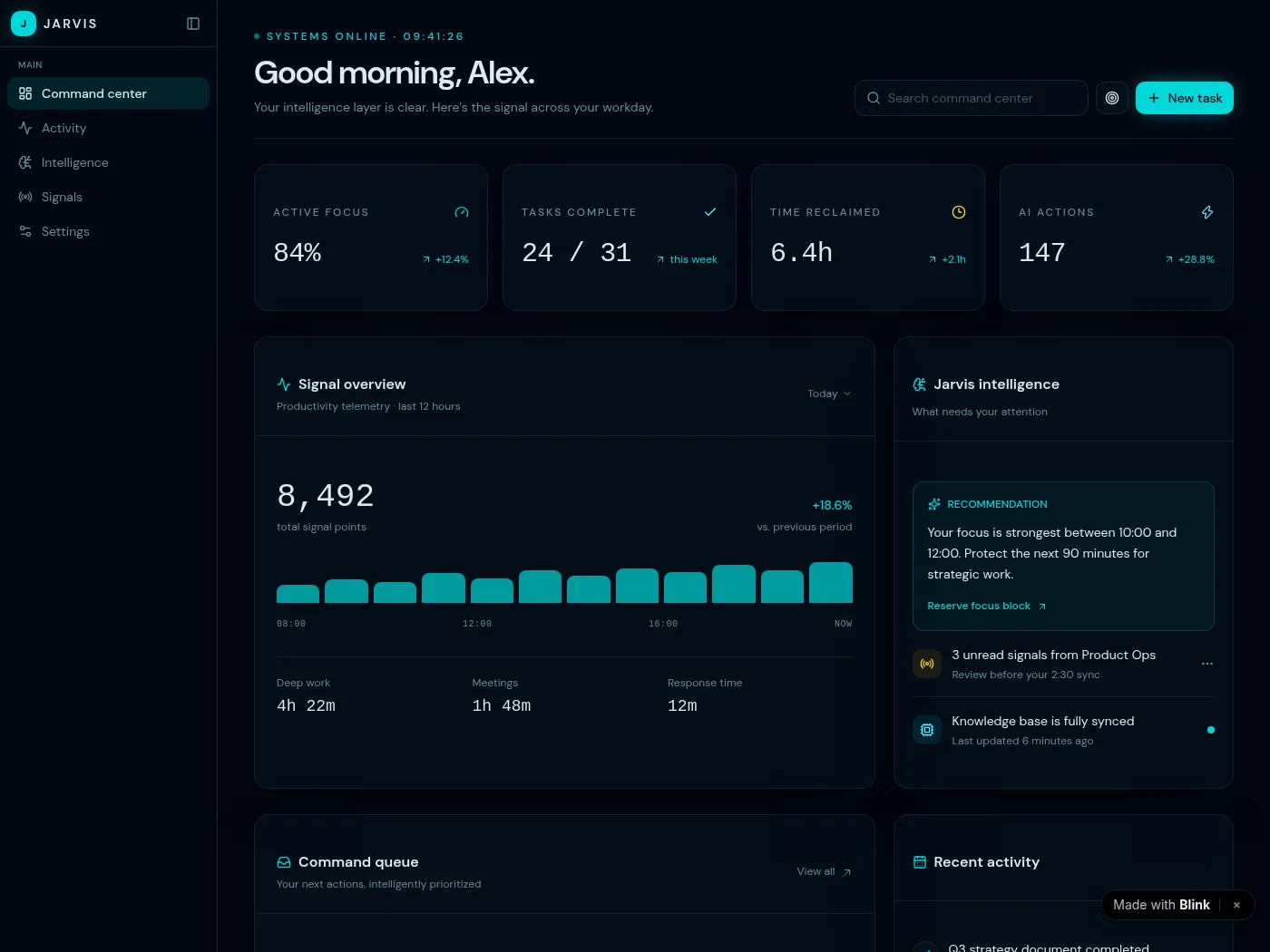 Jarvis Dashboard