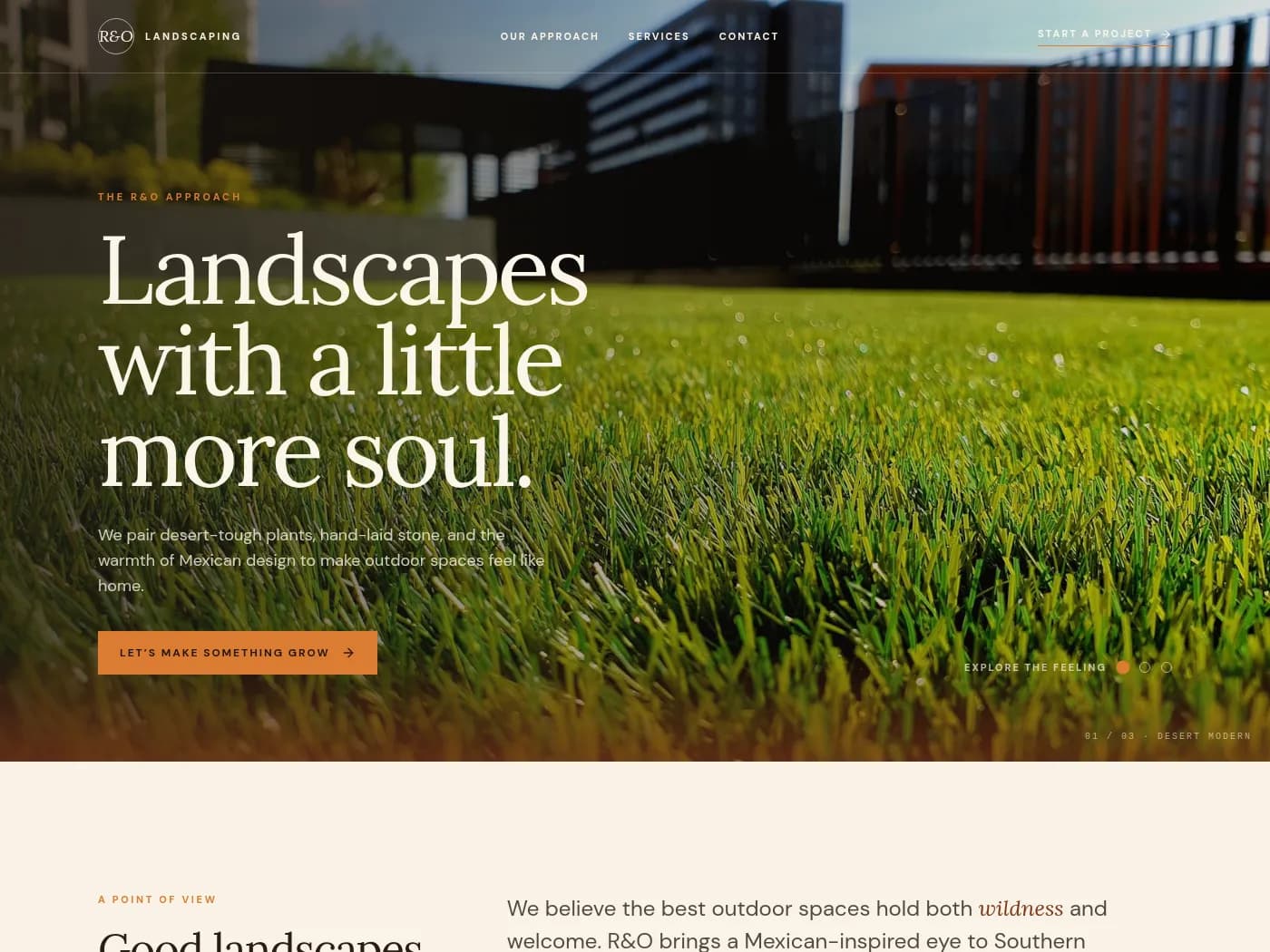 R&O Landscaping Web