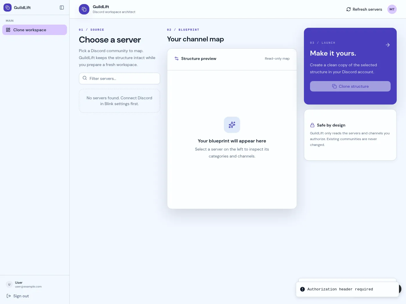 Discord Server Cloner